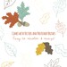 Fall Leaves Clipart, Cute Autumn Clipart, Fall Clipart, Fall Leaf Clip ...