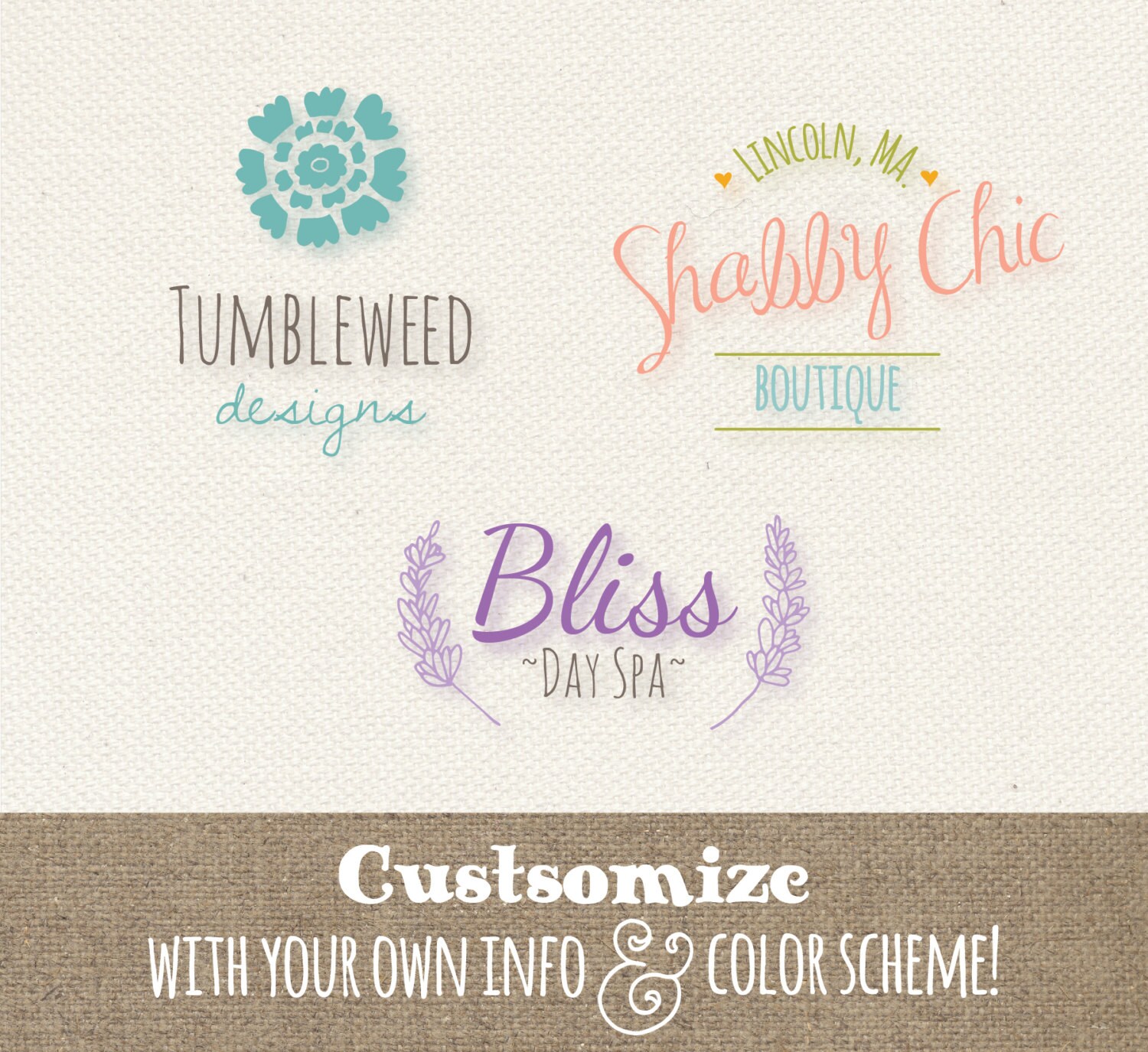 Editable Logo Templates Set 2 // PSD Download // Editable Vector EPS ...