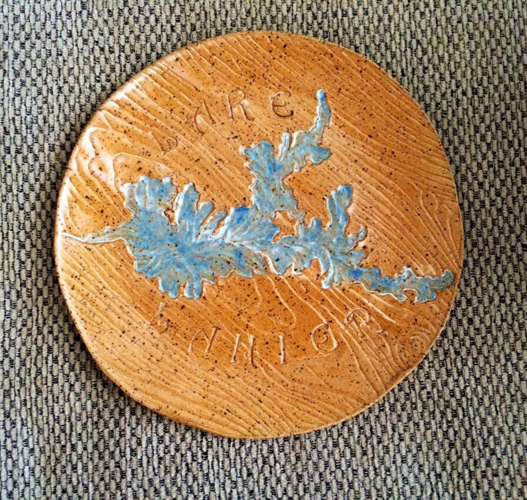 Lake Lanier Clay Dessert Plates - Etsy