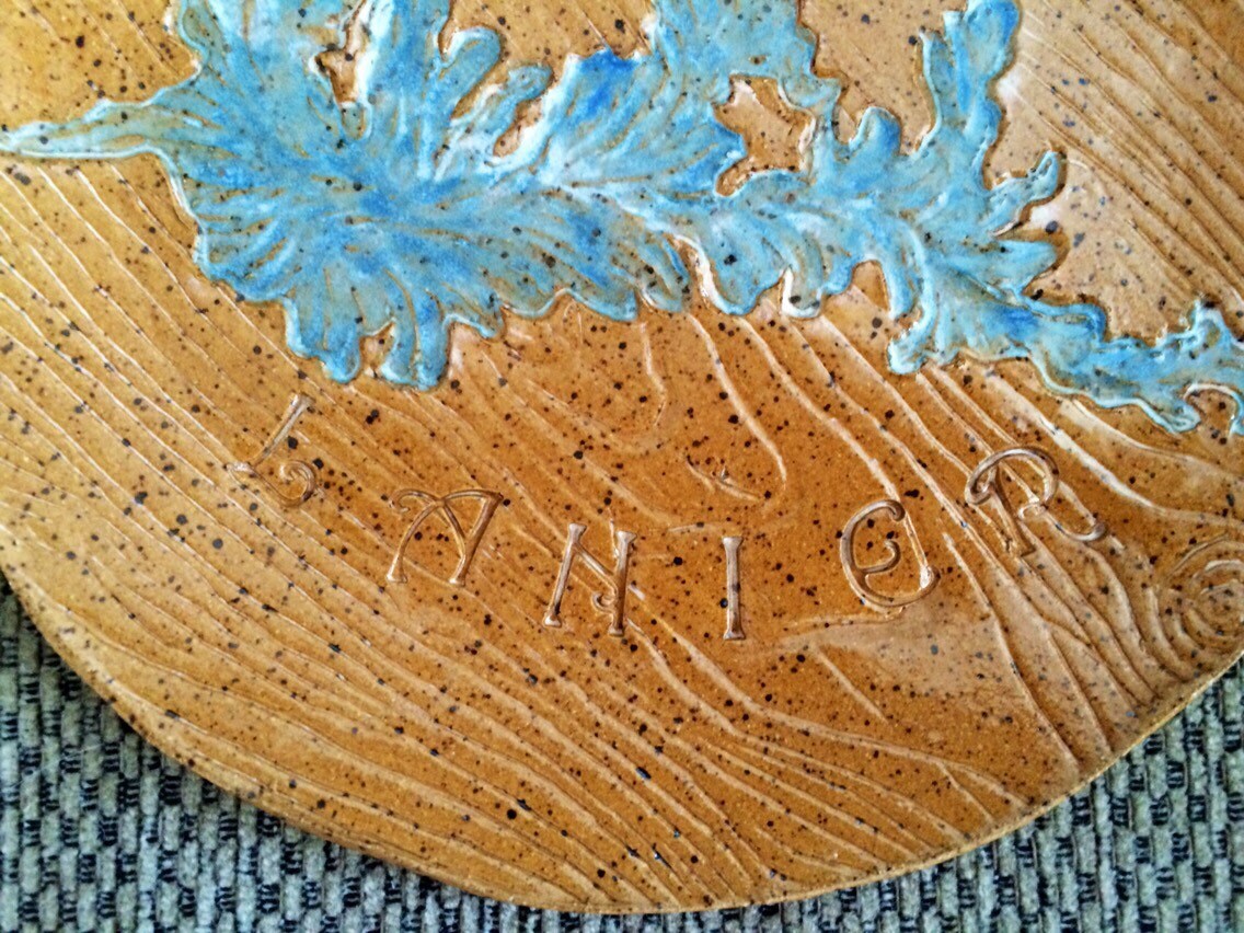 Lake Lanier Clay Dessert Plates - Etsy