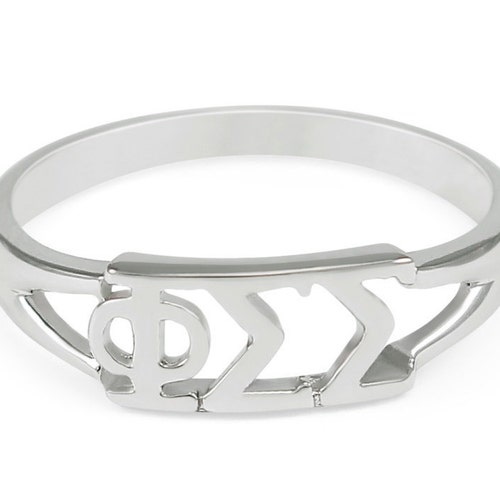 Sigma Sigma Sigma Sterling Silver Ring // Sorority Jewelry - Etsy