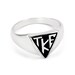 Tau Kappa Epsilon Sterling Silver Triangle Ring // ΤΚΕ Fraternity ...