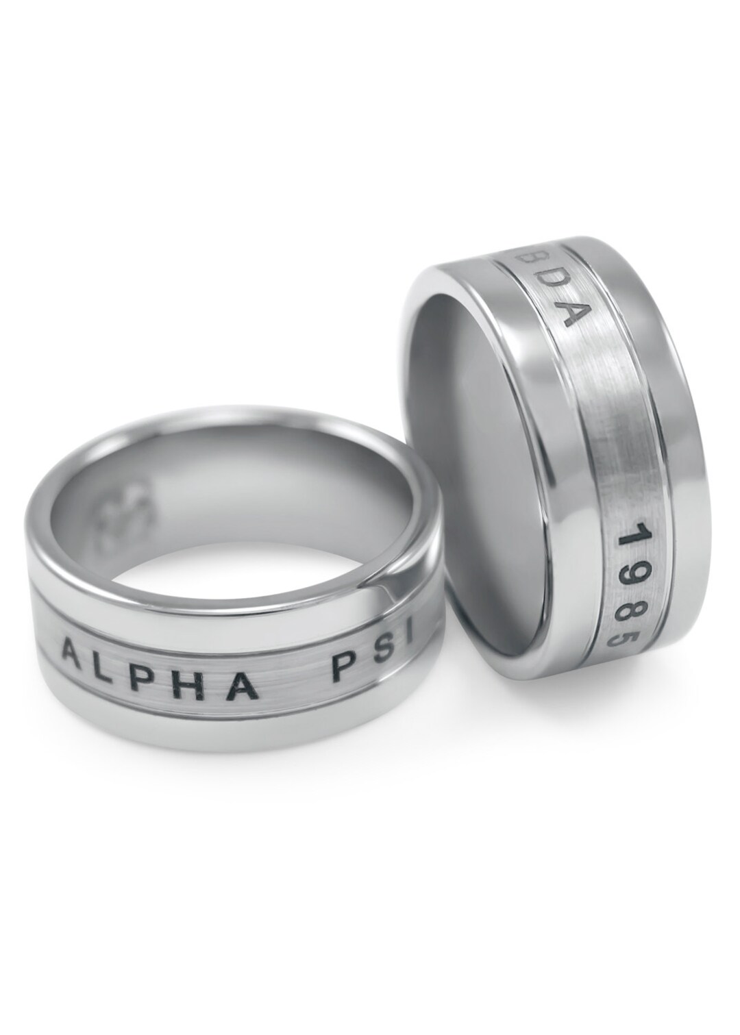 Alpha Psi Lambda Co Ed Fraternity Tungsten Ring // Fraternity Rings ...