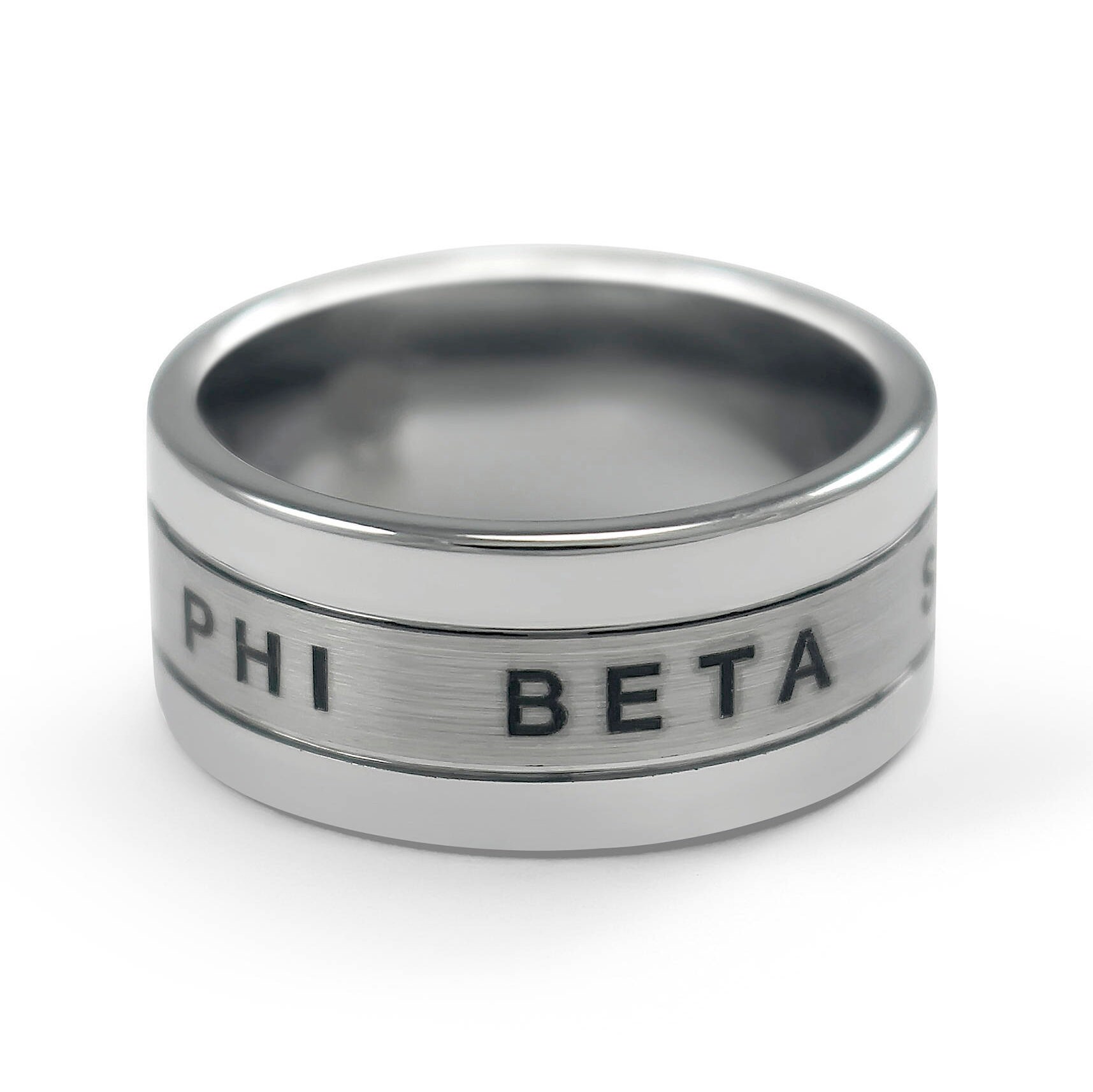 Phi Beta Sigma Tungsten Ring // ΦΒΣ Fraternity // Fraternity Gifts ...