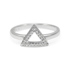 Geometric Delta Triangle Ring With Czs // Delta Ring // Triangle ...