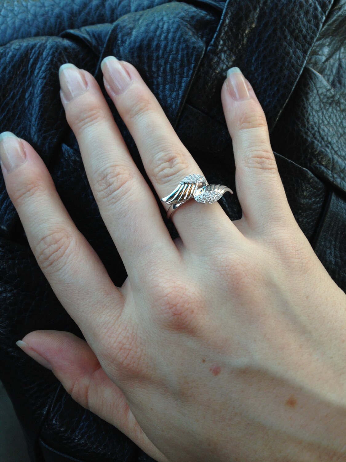 Silver Angel Wings Ring // Angel Accessories // Jewelry and | Etsy