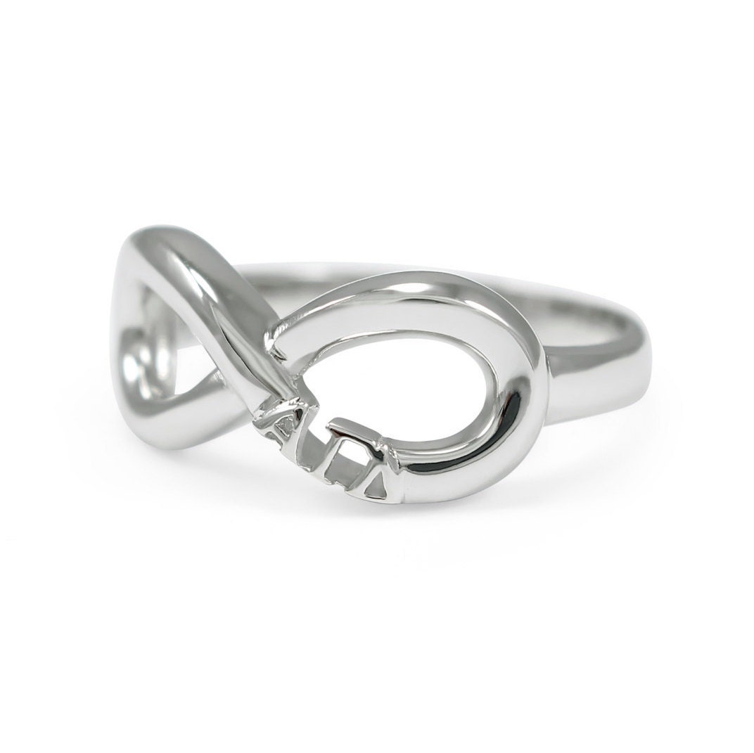 Alpha Gamma Delta Sterling Silver Infinity Ring // ΑΓΔ Sorority Jewelry ...