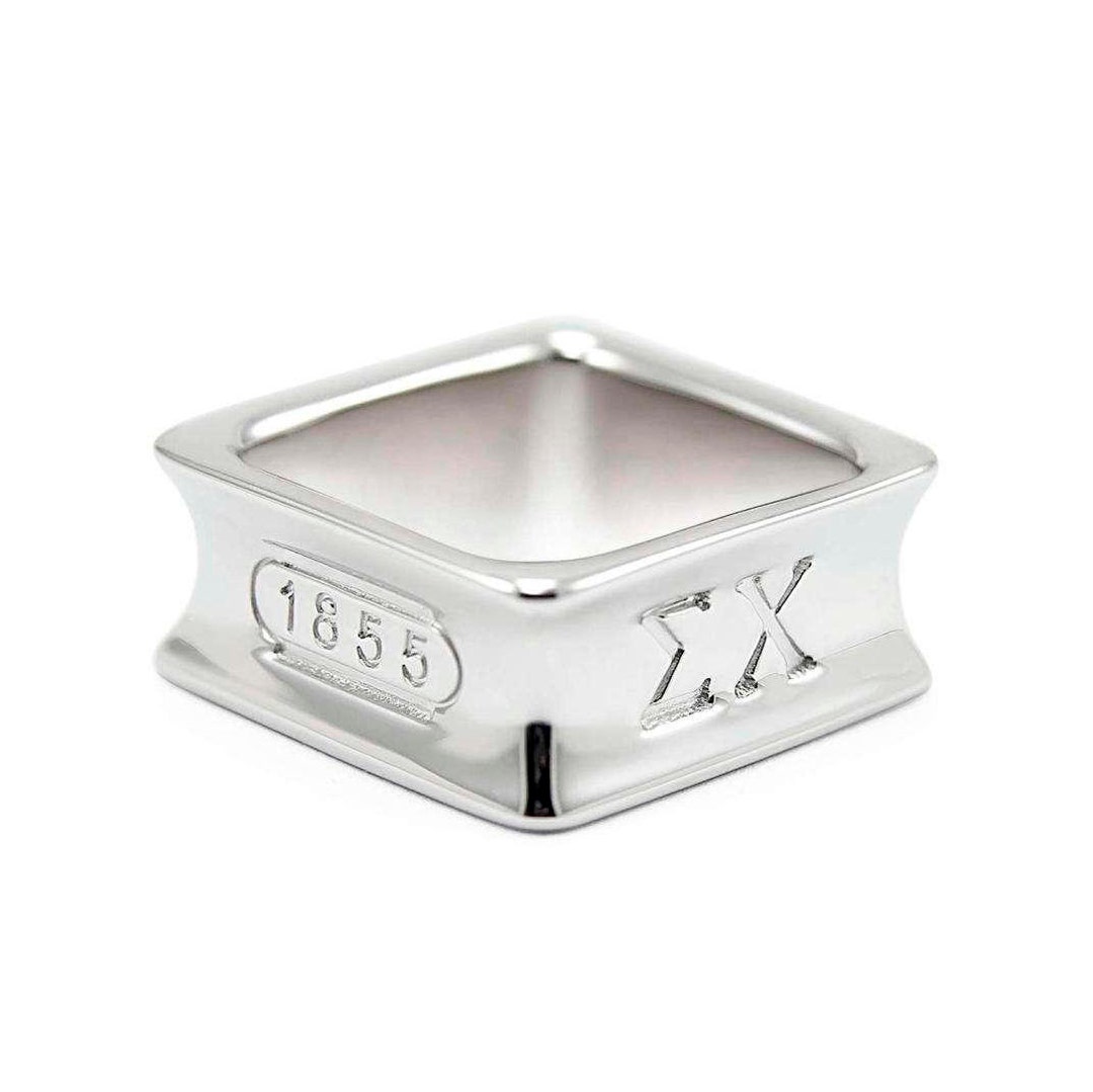 Sigma Chi Sterling Silver Square Ring With Founding Year // ΣΧ ...