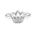 Zeta Tau Alpha Sterling Silver Crown Ring Set With Simulated Diamonds ...