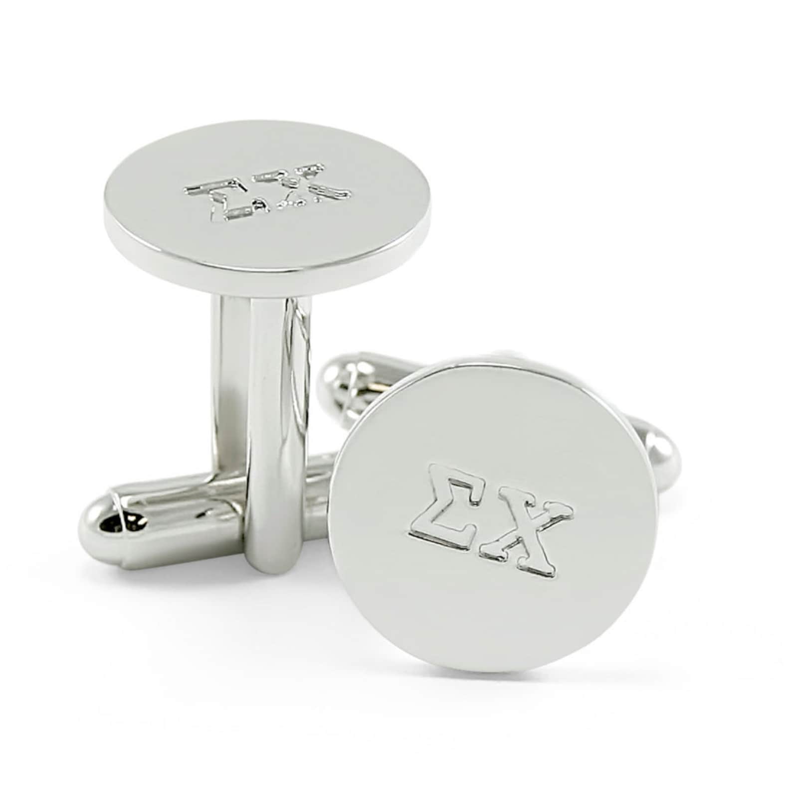 Sigma Chi Cuff Links // ΣΧ Fraternity // Fraternity Gifts // - Etsy