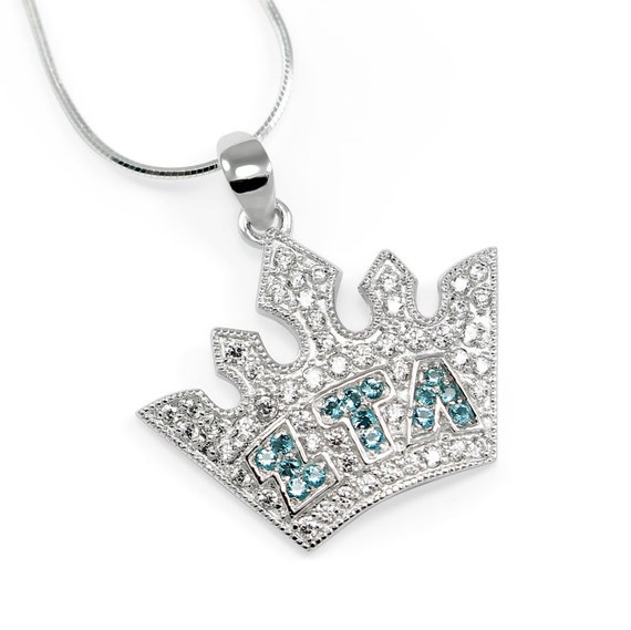 Zta Crown Zeta Tau Alpha ZTA Quarter Zip Sweatshirt S Black Pullover