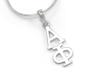 Omega Phi Alpha Sterling Silver Lavaliere // Sorority Gifts // | Etsy