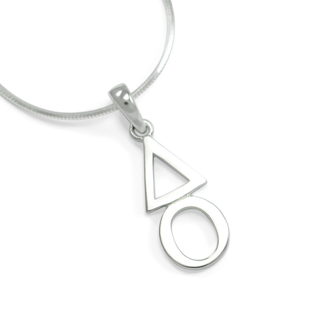 Delta Omicron Sterling Silver Lavaliere// ΔΟ Co Ed Fraternity// Music ...