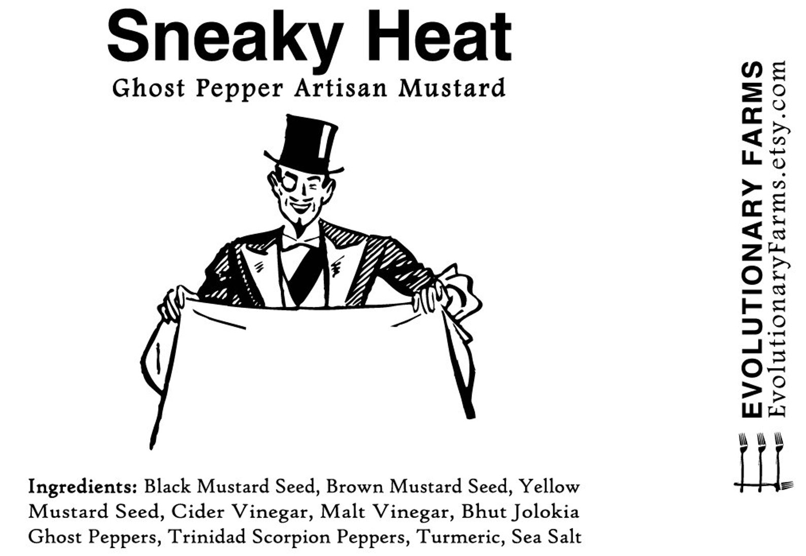Sneaky Heat Ghost Pepper Artisan Mustard Gourmet Small Batch Mustard - Etsy