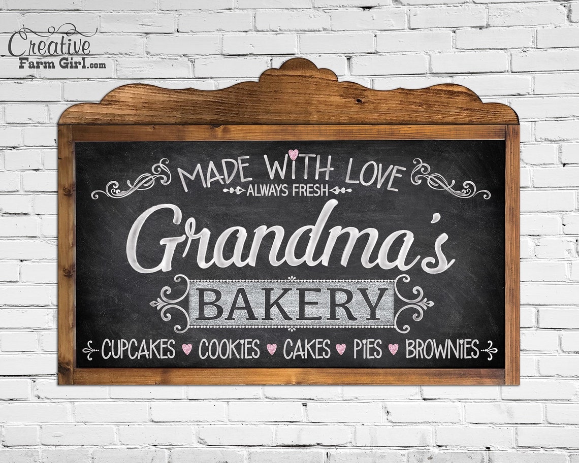 Letrero de Panadería de Granja Letrero de Panadería - Etsy España