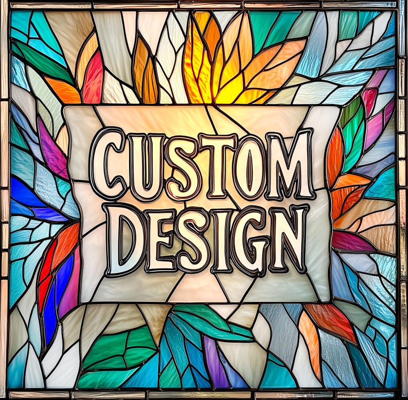 Beth J. - Custom Window Film Design - Palm Tree With Flowers and Parrot ...