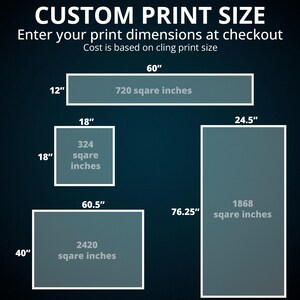 Custom Size Frosted Window Cling - Stained Glass Dogwood Flowers - Etsy