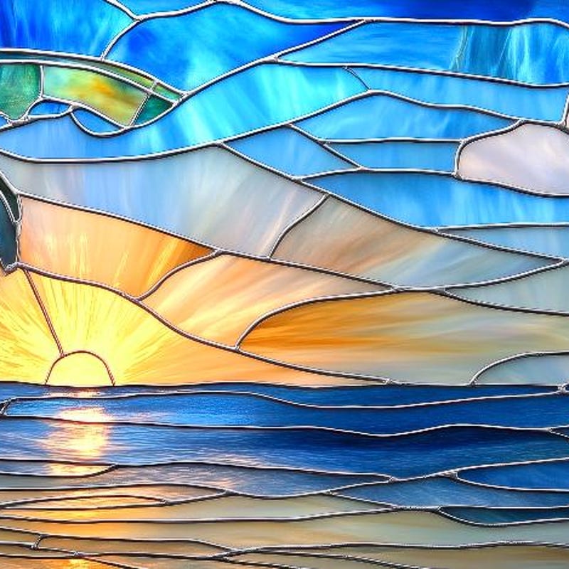Stained Glass Window Clings - Etsy
