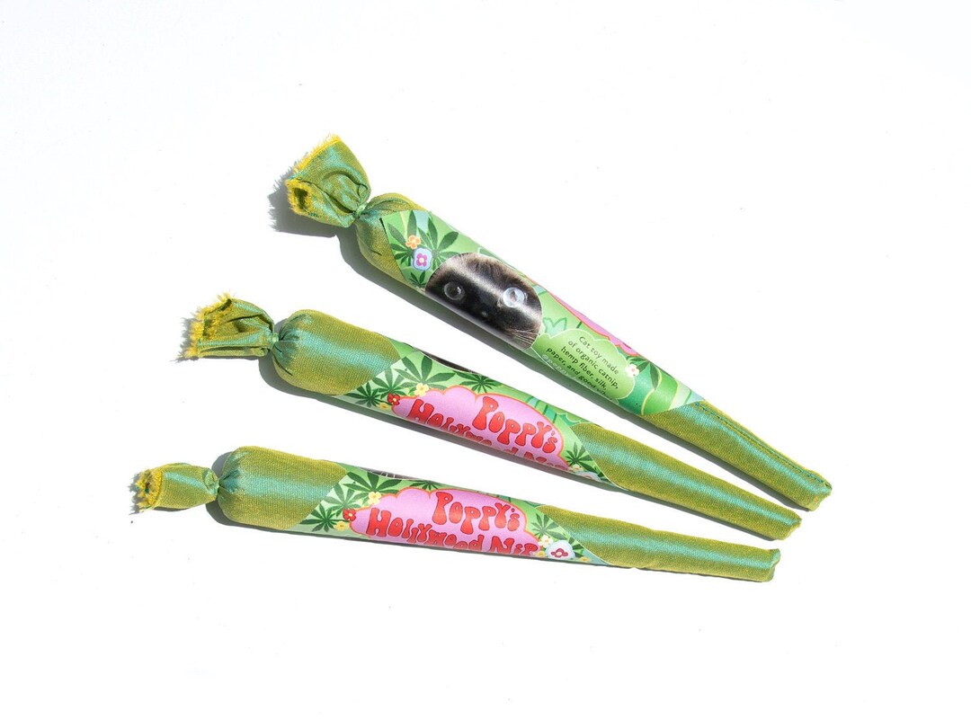 High Kitty Catnip Joint - Purrfect Gift for Cat Lovers! 100% Silk ...