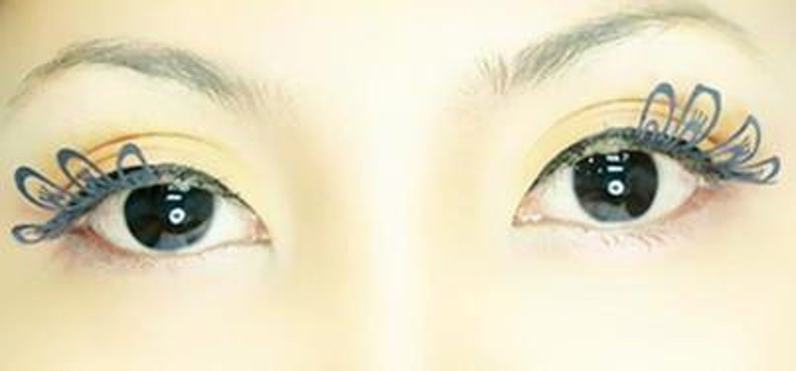 Butterfly wings paper eyelashes | Etsy