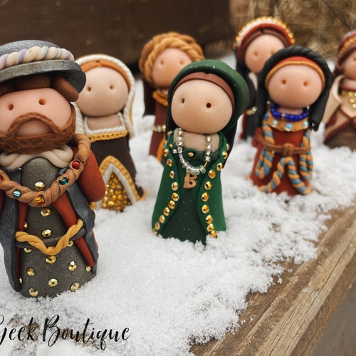 The Tudors King Henry VIII and His Six Wives Set of 8 Pins or - Etsy