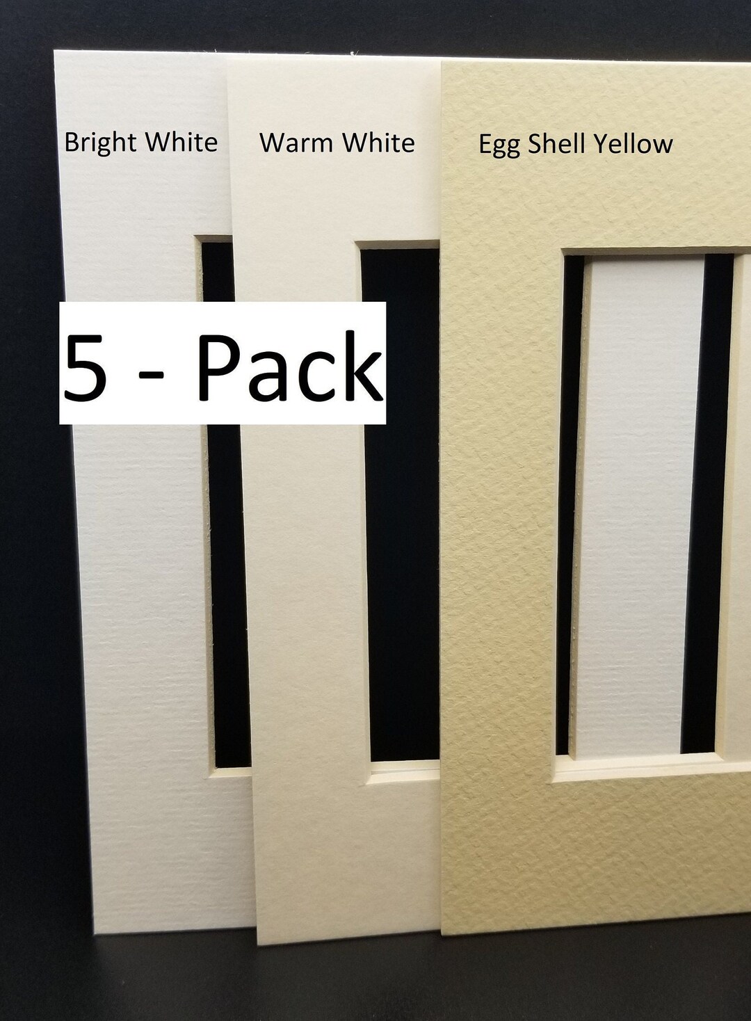 Set of 5 Picture Frame Mat Matboard 5x7 and 8x10 - Etsy