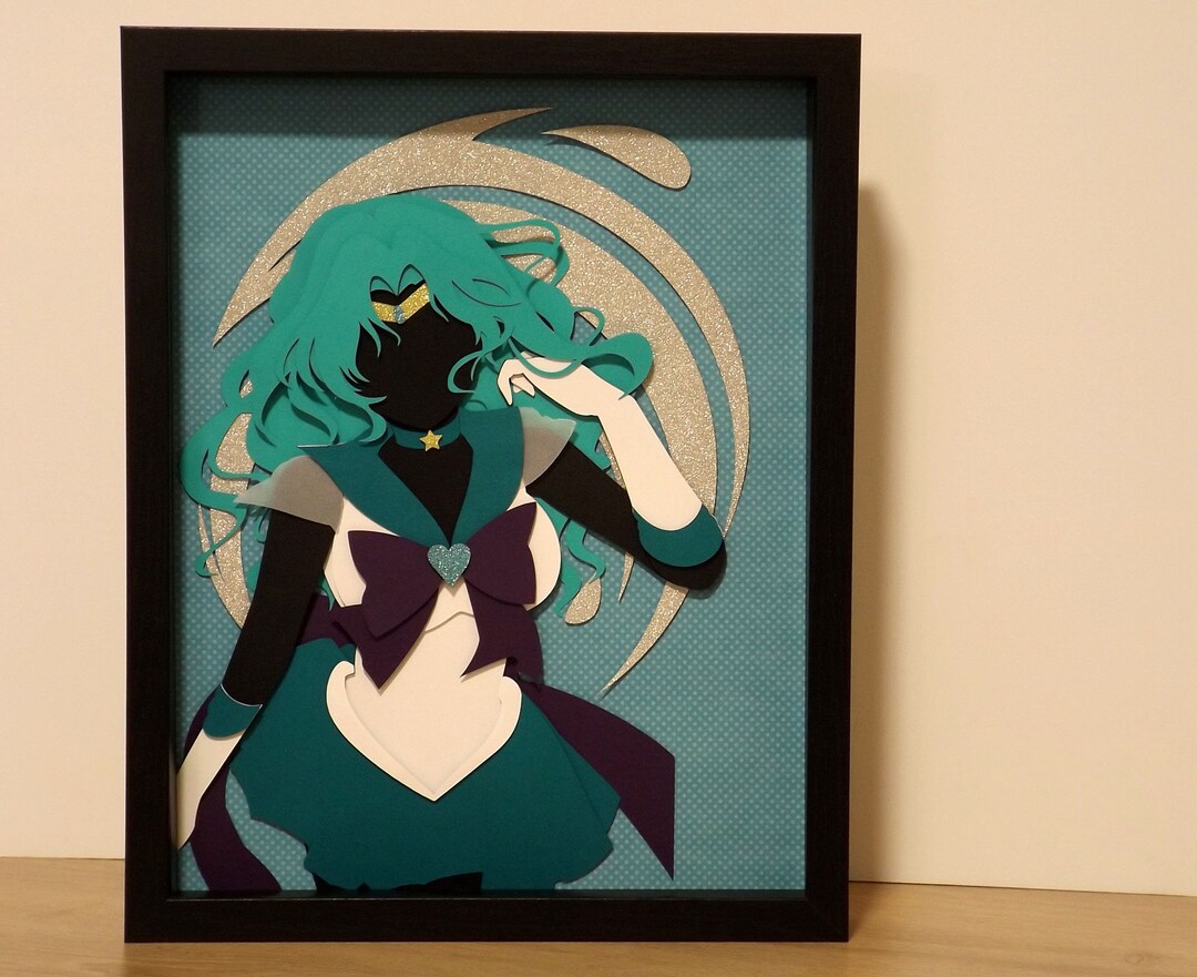 Sailor Moon: Sailor Neptune 11x14 Shadow Box - Etsy