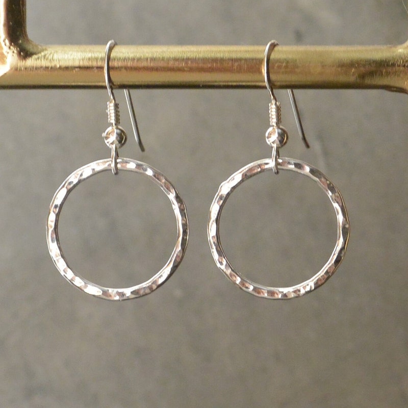 Open Circle Earrings - Etsy