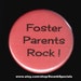 Foster Parents Rock - Pinback Button or Magnet - Etsy