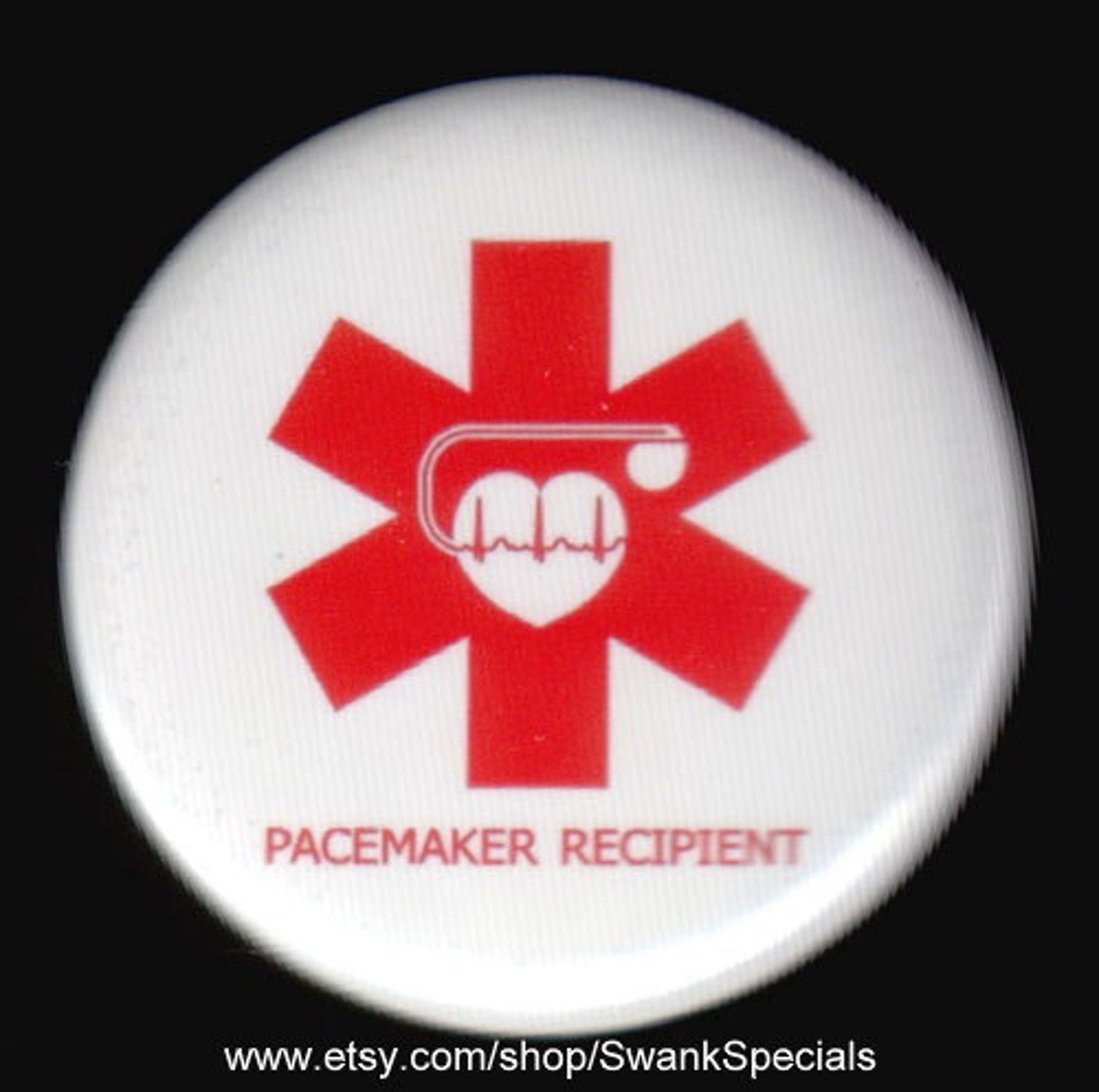 Medic Alert Button Pacemaker Recipient - Etsy
