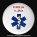Medic Alert Button Penicillin Allergy - Etsy