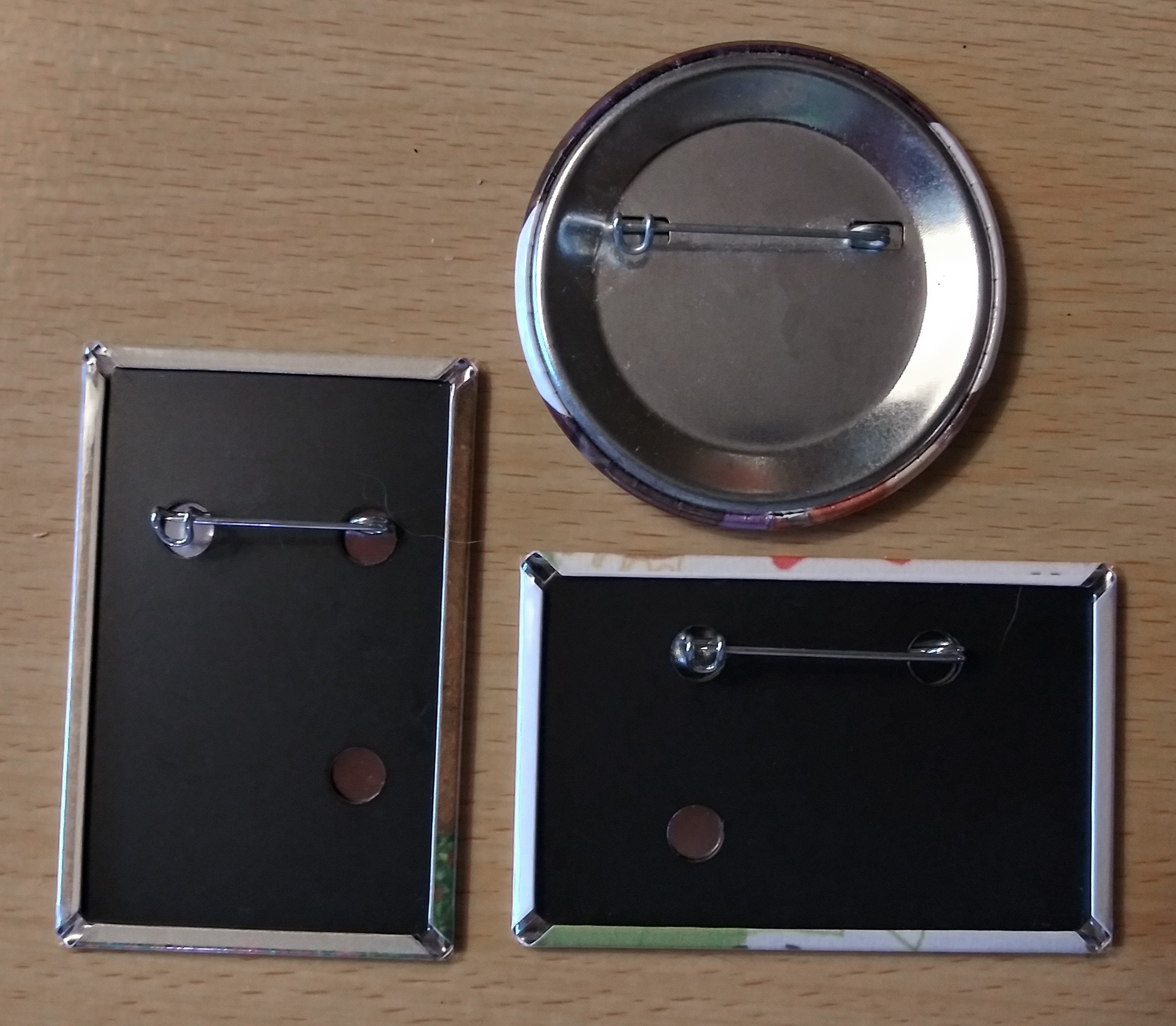 Floral Sunset Pinback Button or Magnet - Etsy