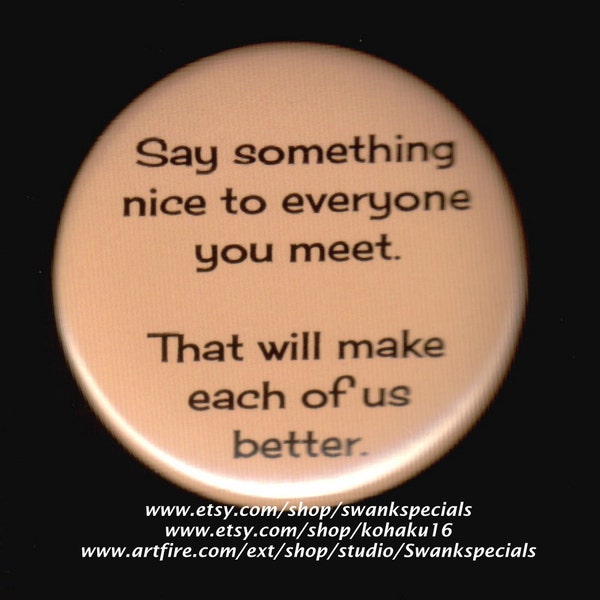 Say Something Nice - Etsy