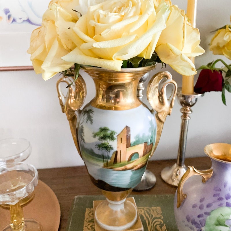Old Paris Vase - Etsy