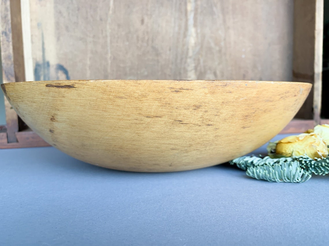 Antique Mid 1800s Primitive Americana Wood Dough Rising Bowl | Etsy