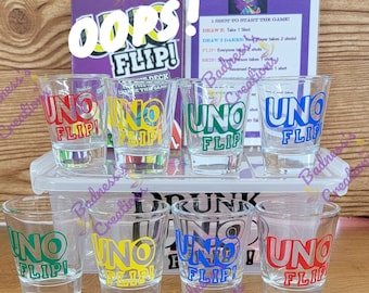 Drunk Uno Shot Glasses - Etsy