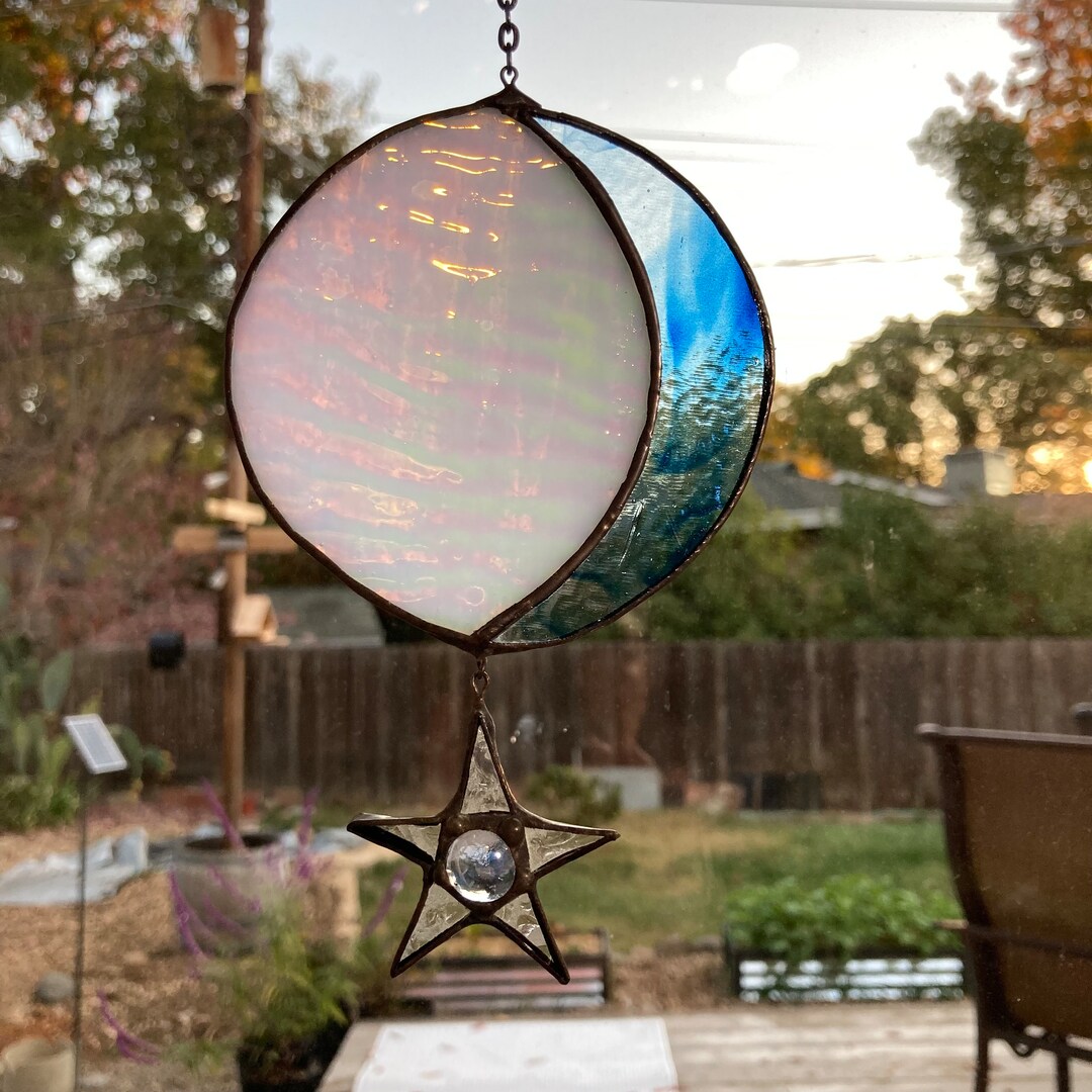 Moon Phase Suncatcher - Etsy