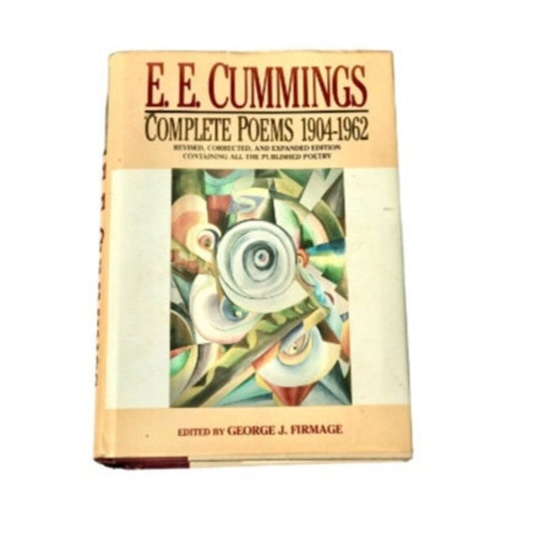 Renowned Poet Modernist E E Cummings Vtg Hard Cover Poetry Anthology ...