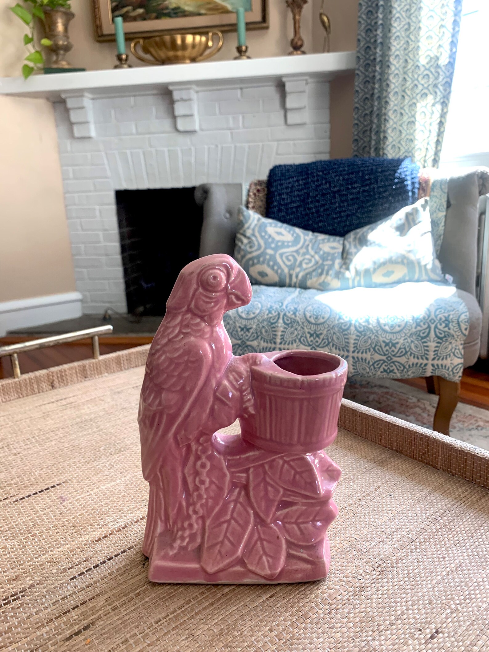 Pink Mccoy Parrot Planter - Etsy