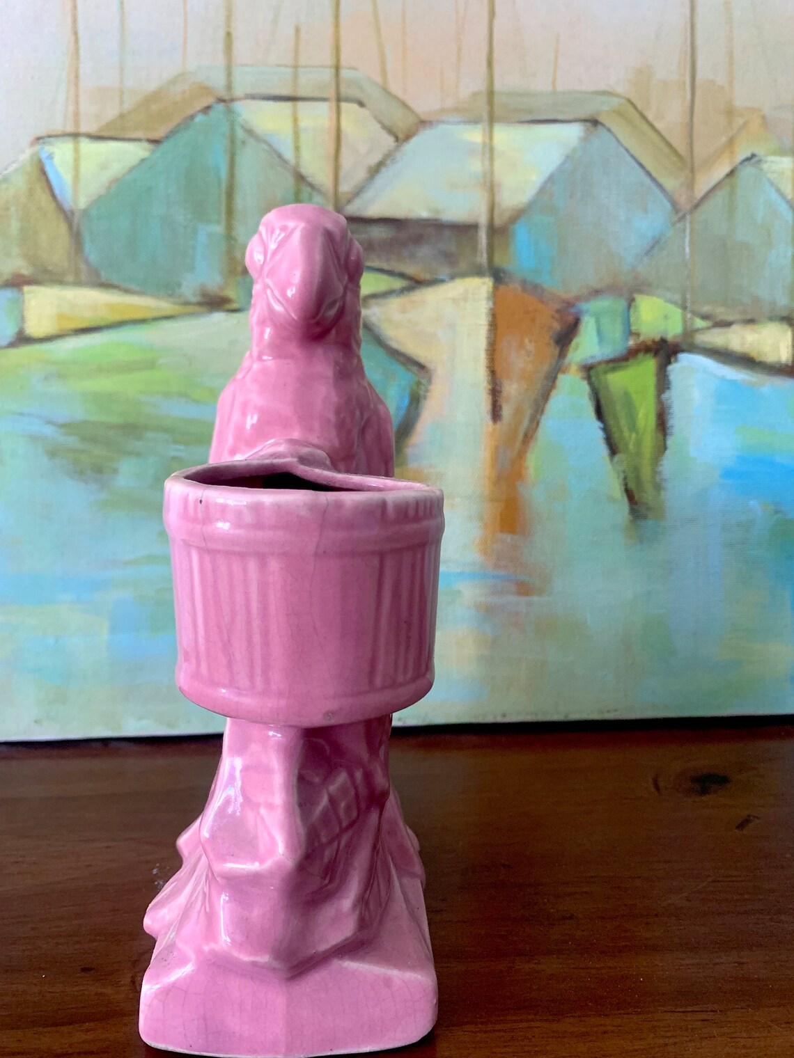 Pink Mccoy Parrot Planter - Etsy