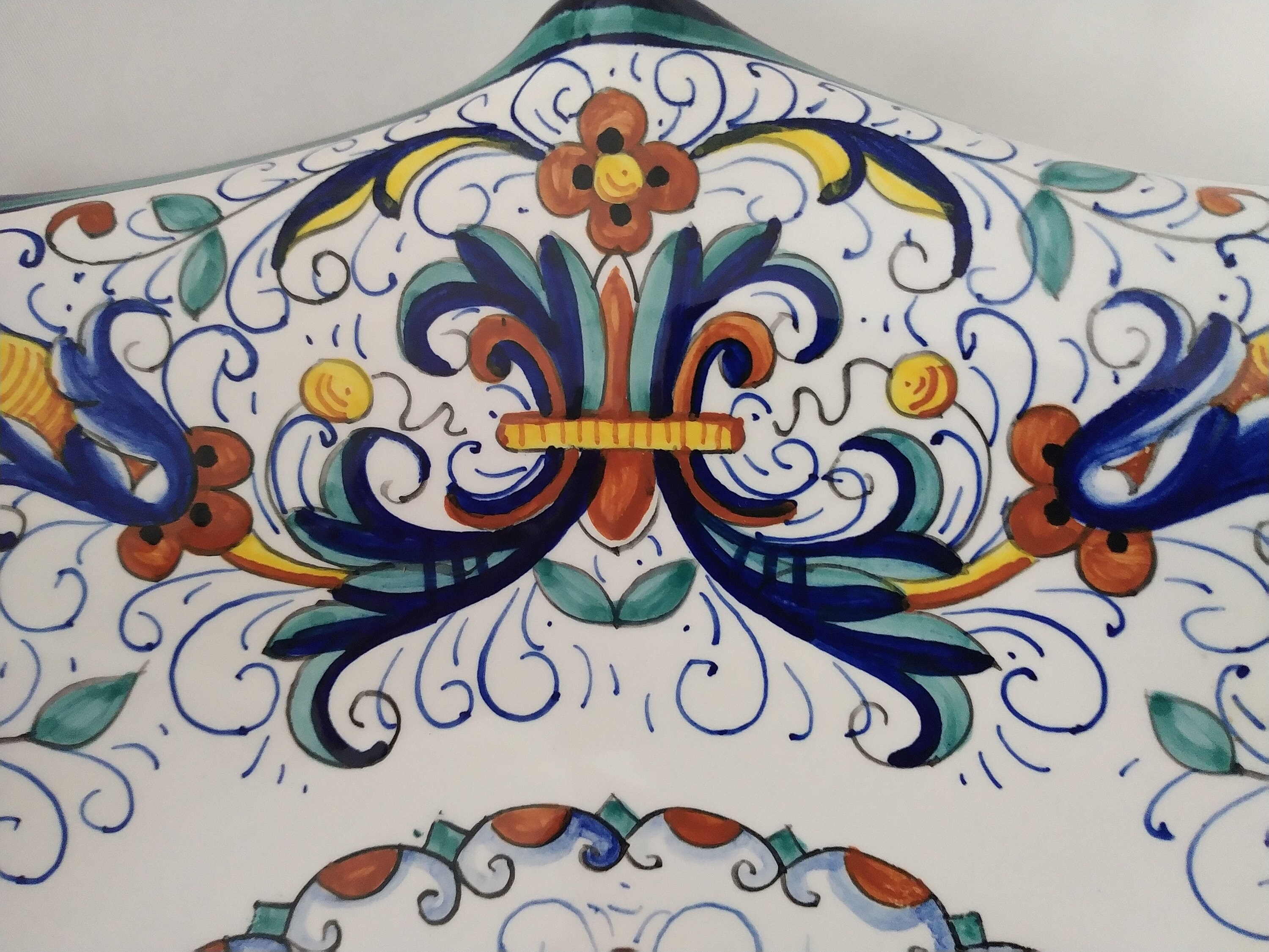 Vintage Deruta Ricco Italian Fruit Platter Colorful - Etsy