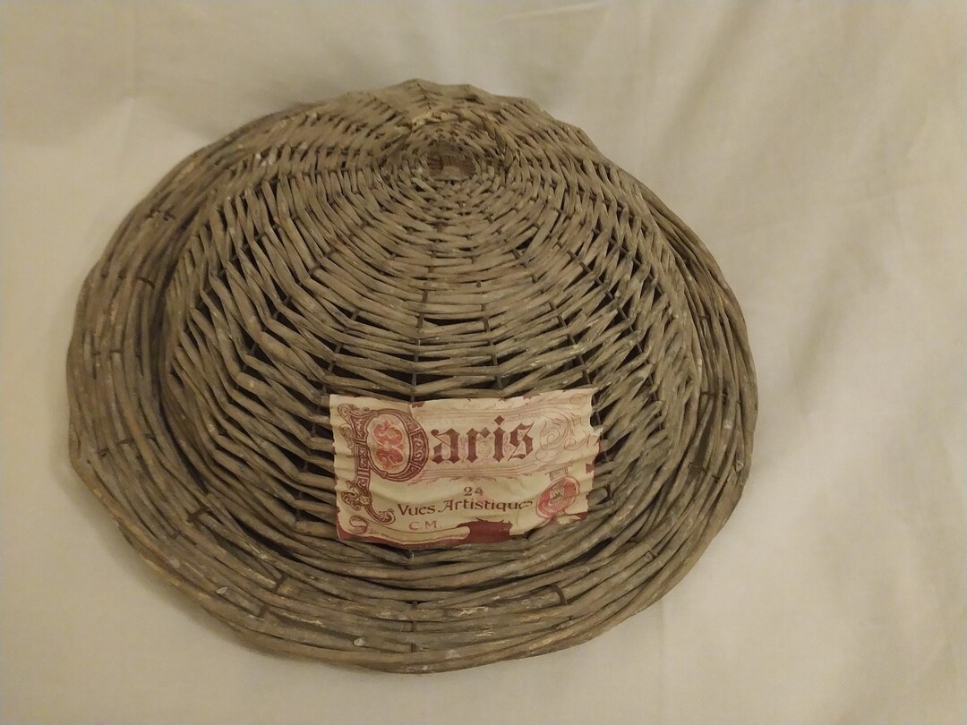 Vintage Wicker Cake Cover Basket 16" X 8" - Etsy