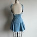 Vintage 90s/00s Denim Dirndl Dress - Etsy