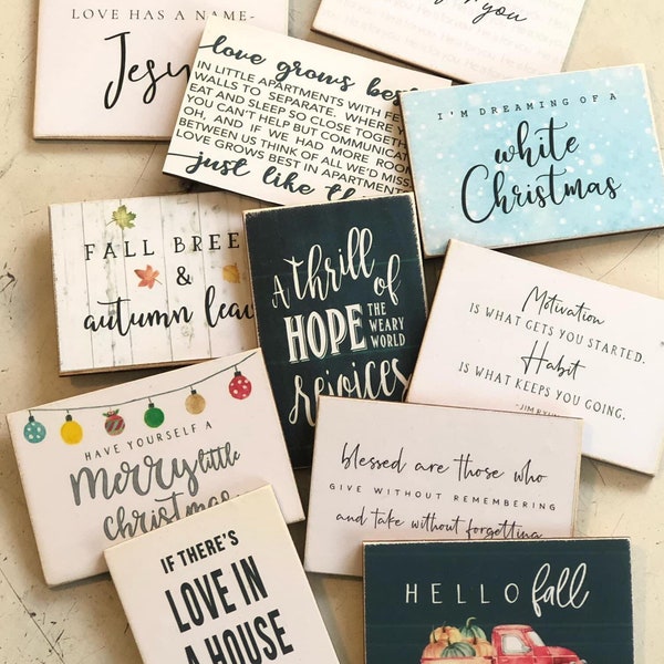 Inspiration Magnets - Etsy