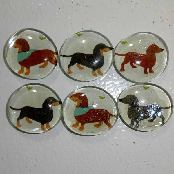 Round Glass Magnets - Etsy