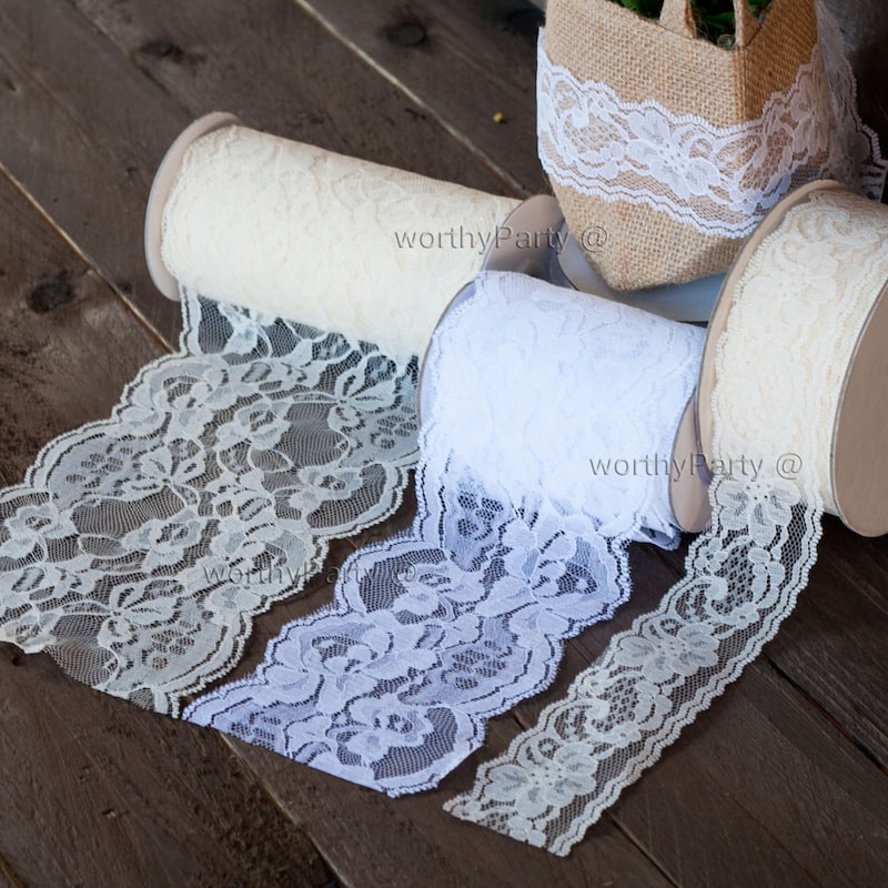 Ivory Lace Ribbon - Etsy