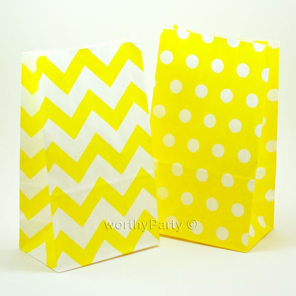 Yellow Chevron Bags - Etsy