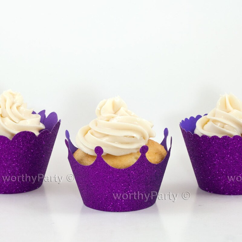 Purple Cupcake Liner - Etsy
