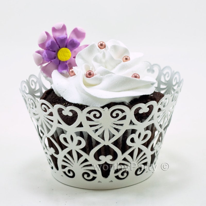 Lace Cupcake Wrapper - Etsy
