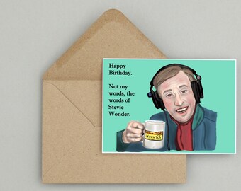 Alan Partridge Birthday Card - Etsy